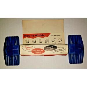 WIbbler | Toys | Vintage 95s Blue Wibbler Toy St Louis New Old Stock ...
